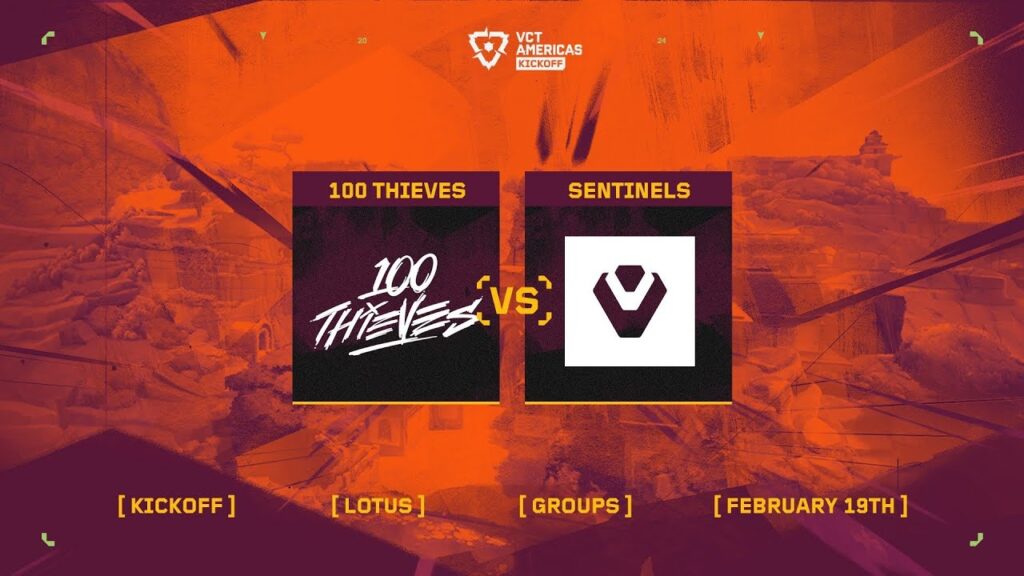 Sentinels vs. 100 Thieves: A Clash with High Stakes in VCT Americas